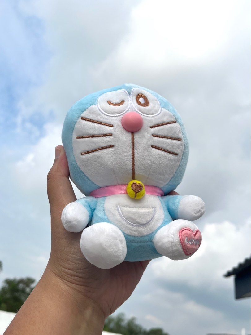 Doraemon Small Plush, Hobbies & Toys, Toys & Games on Carousell