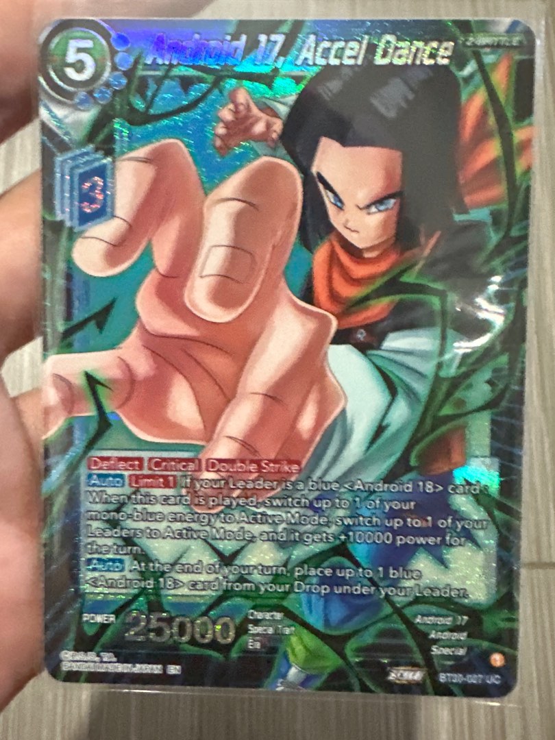 Dragon ball card game Android 17, Accel Dance, Hobbies & Toys, Toys ...