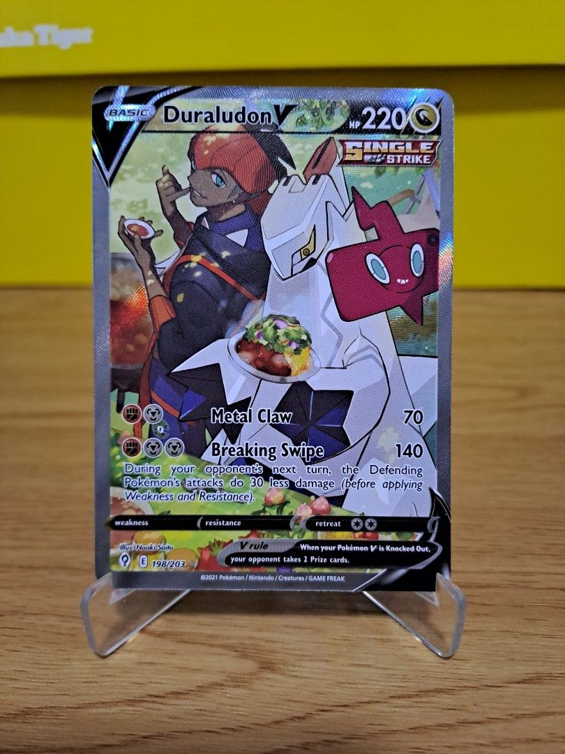 Duraludon V AA Alternate Alt Art ES Evolving Skies Pokemon Card ...