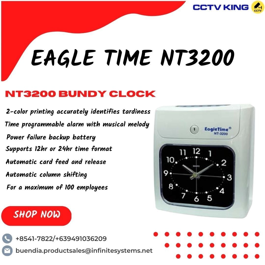 Electronic Heavy Duty Time Recorder Bundy Clock/Analog (NT-3200) on ...