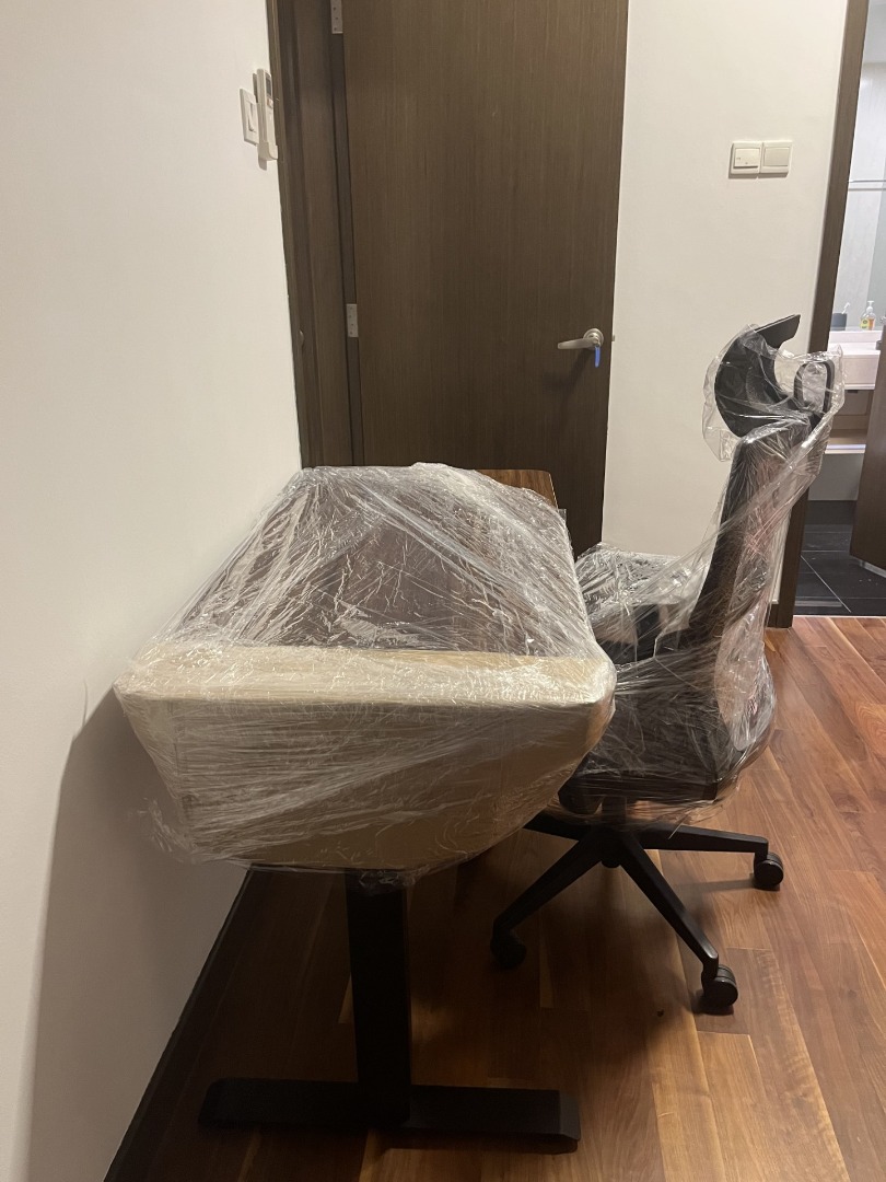 Extendable study table and chair, Furniture & Home Living, Furniture ...