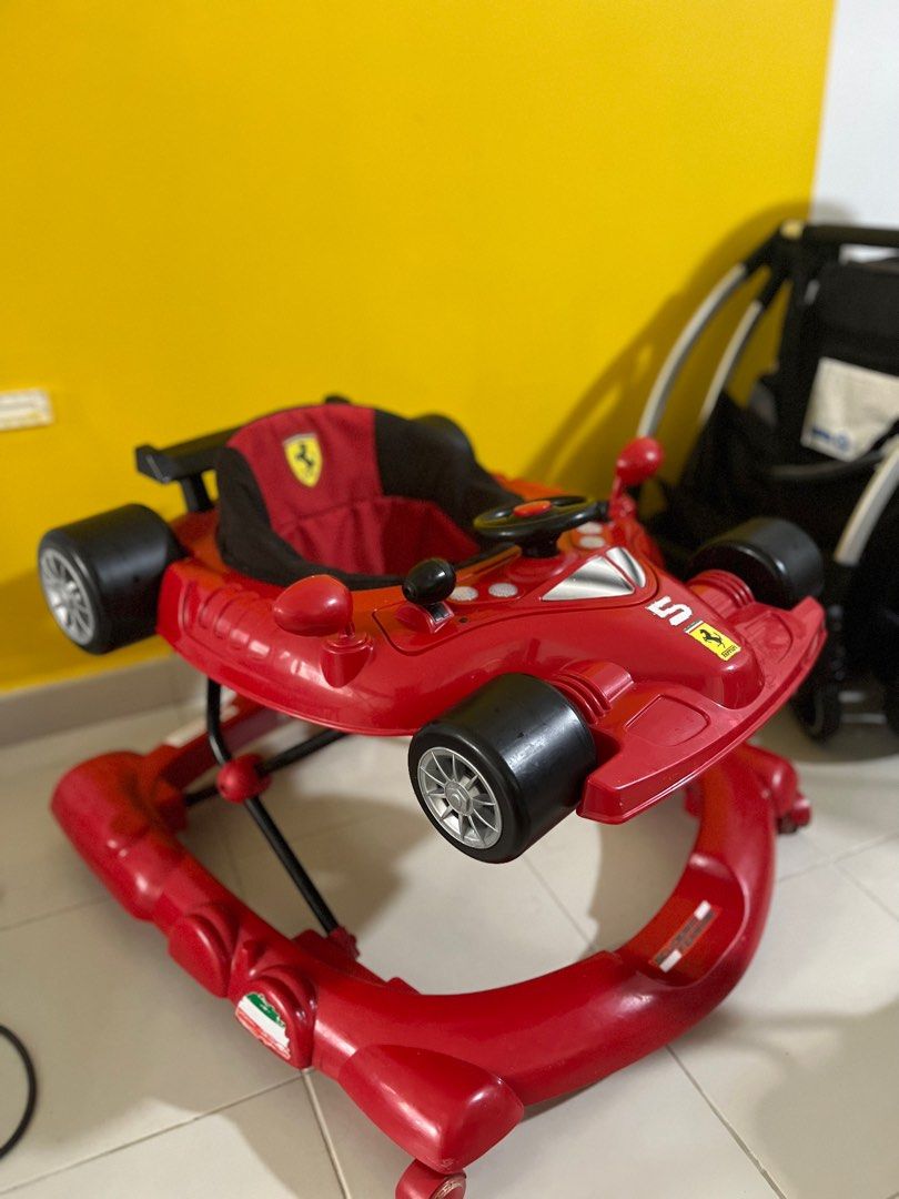 Ferrari Baby Walker, Babies & Kids, Infant Playtime on Carousell