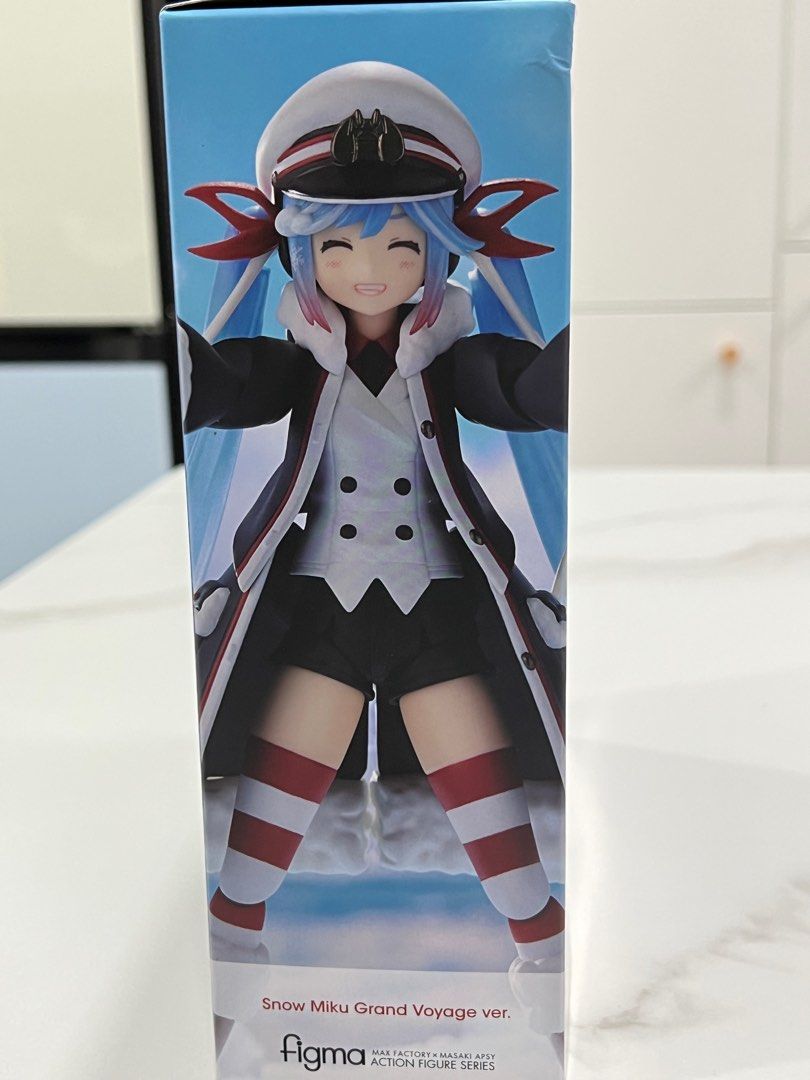 Figma EX 066 Snow Miku 2022 Grand Voyage Ver Hatsune Miku, Hobbies & Toys, Toys & Games on Carousell