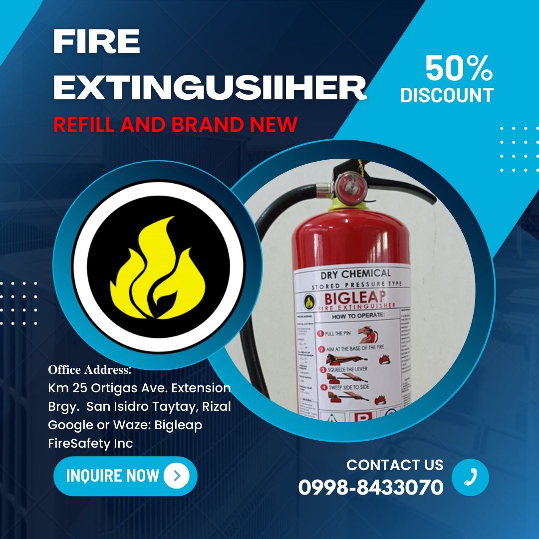 Fire Extinguisher 10lbs Dry Chemical ABC RED For SALE Brand New NCR BFP ...