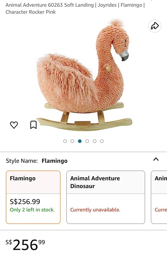 Flamingo Rocker Rocking Chair, Babies & Kids, Baby Nursery & Kids Furniture, Other Kids ...