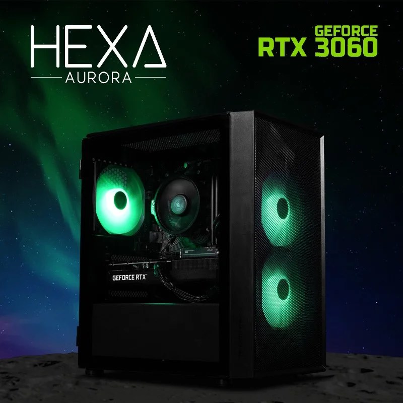 FLASH DEAL 3060 + Ryzen 5 5500 custom pc custom computer monitor gaming ...