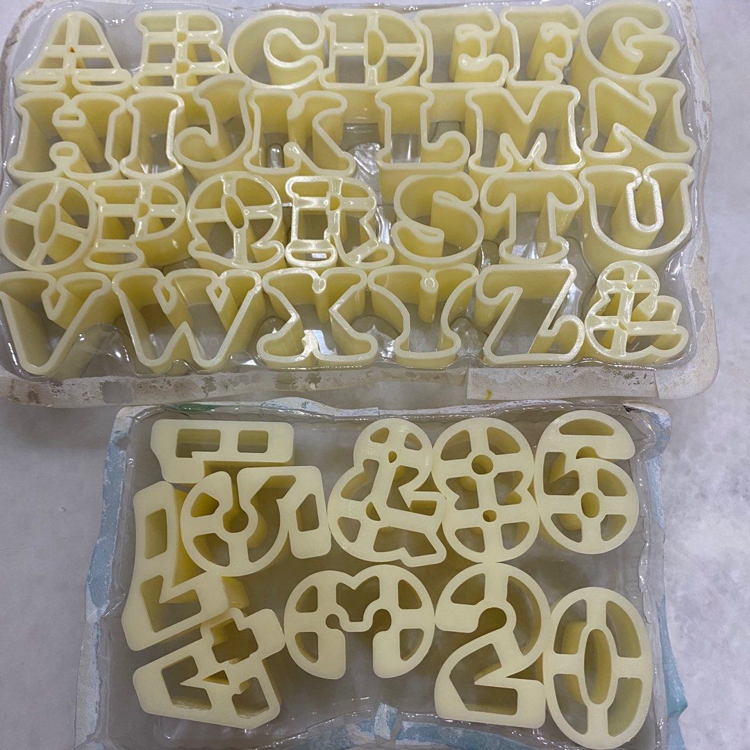 Fondant Cake alphabet cutter, Furniture & Home Living, Kitchenware ...