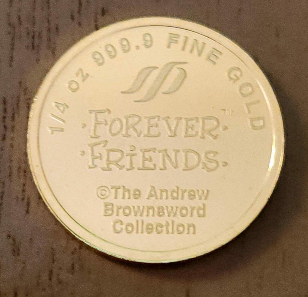 Forever Friends vintage gold coin, Hobbies & Toys, Memorabilia ...