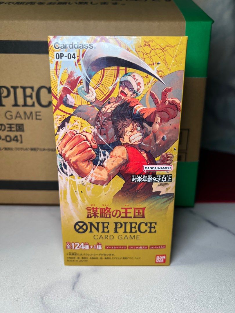 [FREE delivery] One Piece OP04 Card Game TCG Booster Box Sealed Case Kingdom Of Intrigue ...