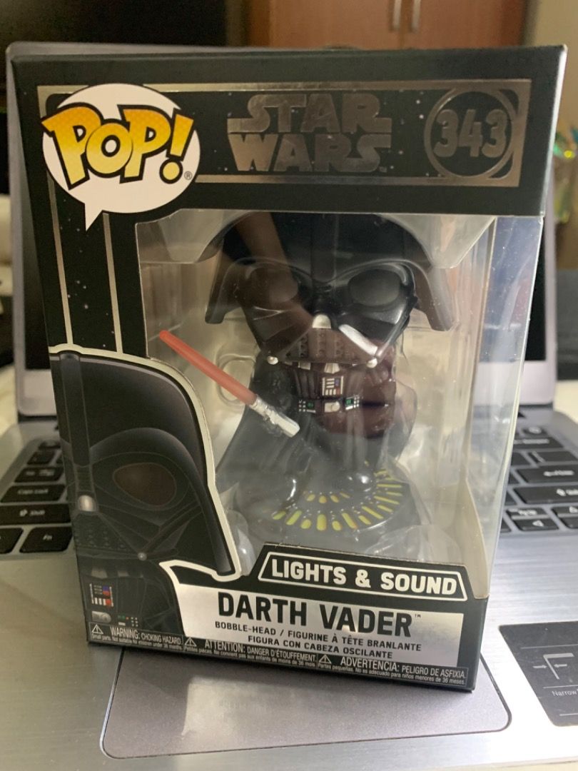 Funko Pop Darth Vader Light & Sound Box Condition 9.5/10, Hobbies ...