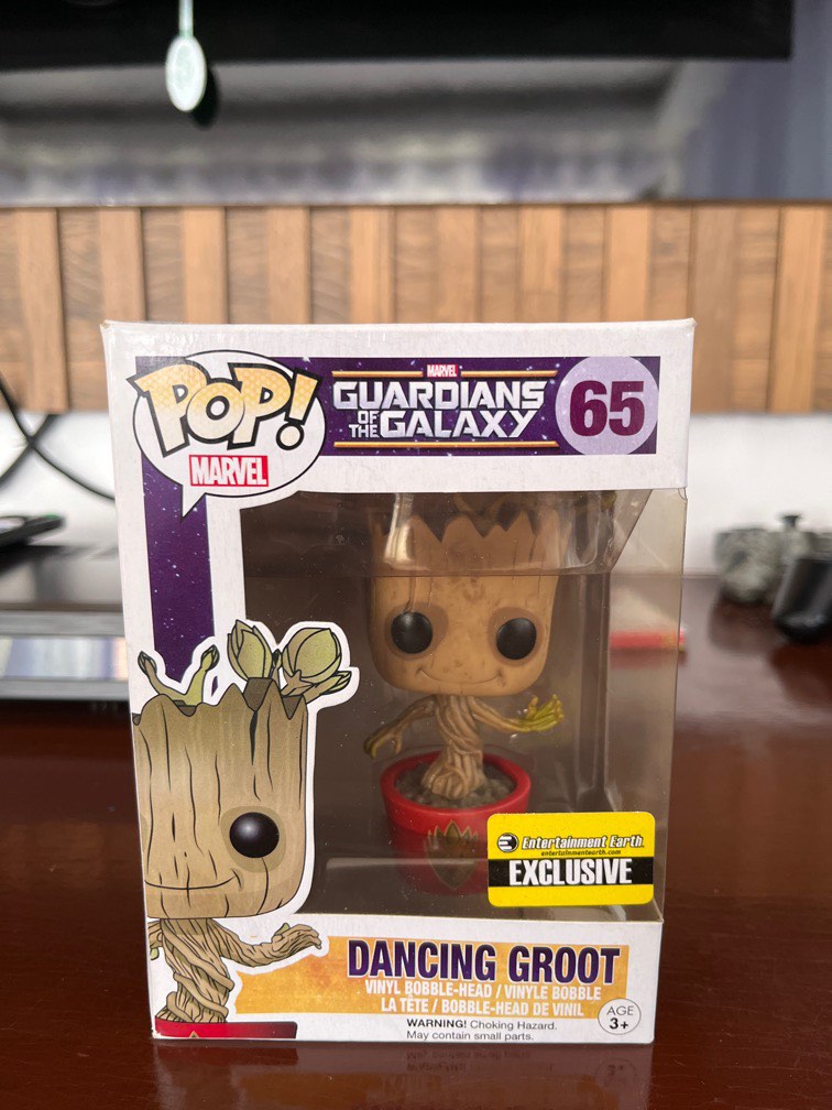 Funko Pop Guardians of the Galaxy: Dancing Groot (Ravagers Red ...