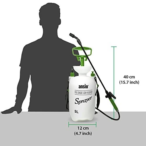 Garden Sprayer 5 litre Pressure Sprayer Pump Action, Weed Killer,Water ...