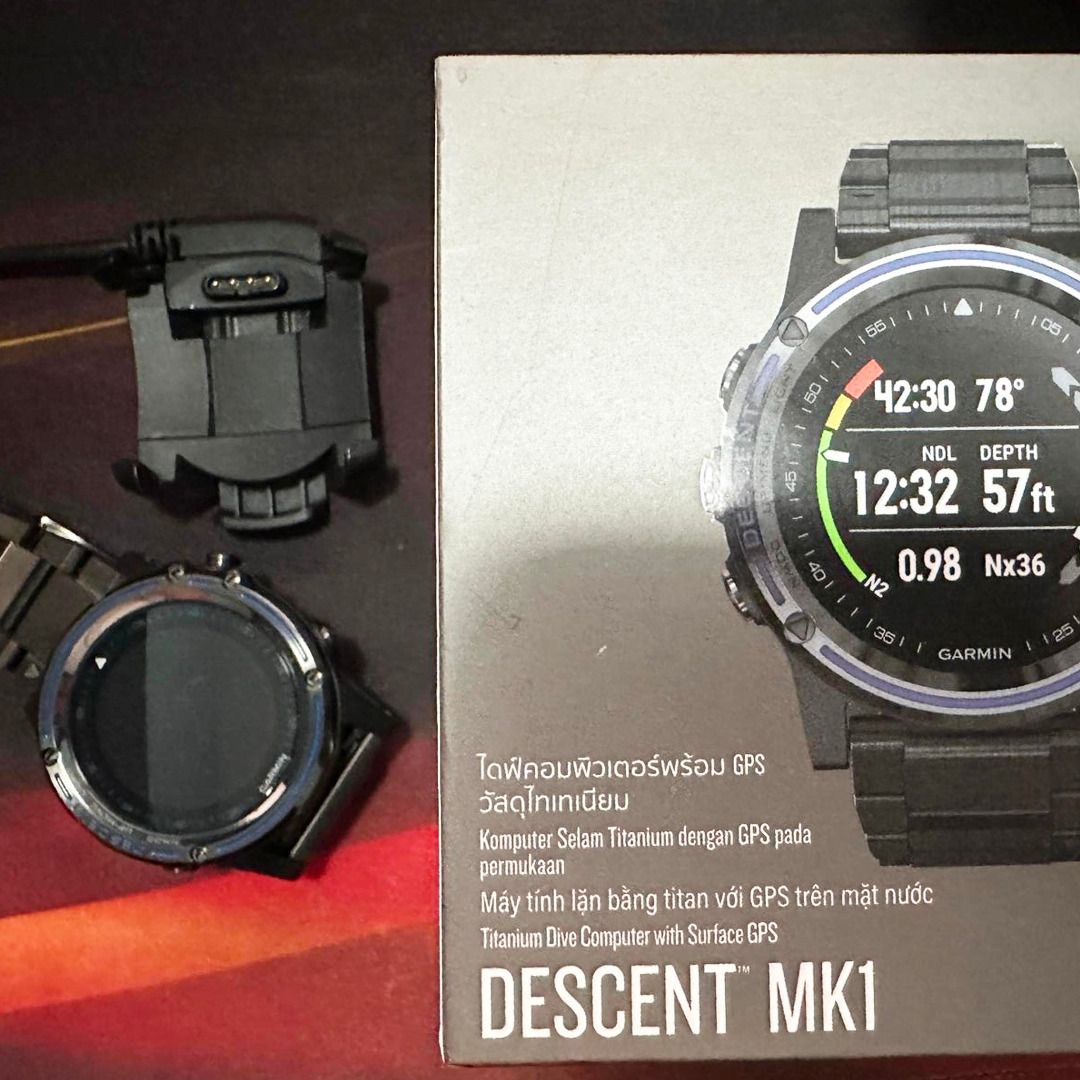 GARMIN MK1 Descent Titanium, Sports Equipment, Sports & Games, Water ...