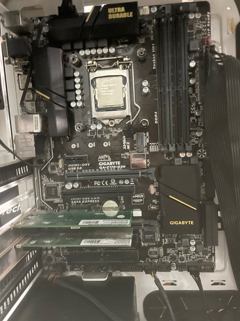 Gigabyte Z170-D3H LGA1151 6th 7th Gen Motherboard, Computers & Tech ...