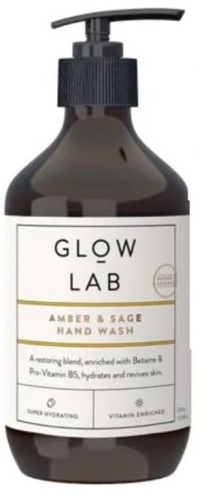 Glow Lab 300ml Amber and Sage hand wash, Beauty & Personal Care, Hands & Nails on Carousell