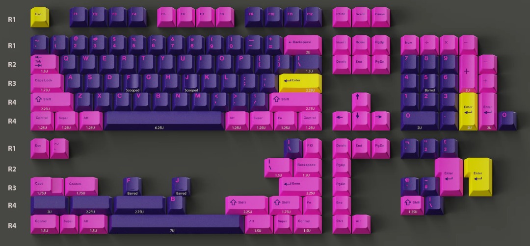GMK Retrowave, Computers & Tech, Parts & Accessories, Computer Keyboard ...