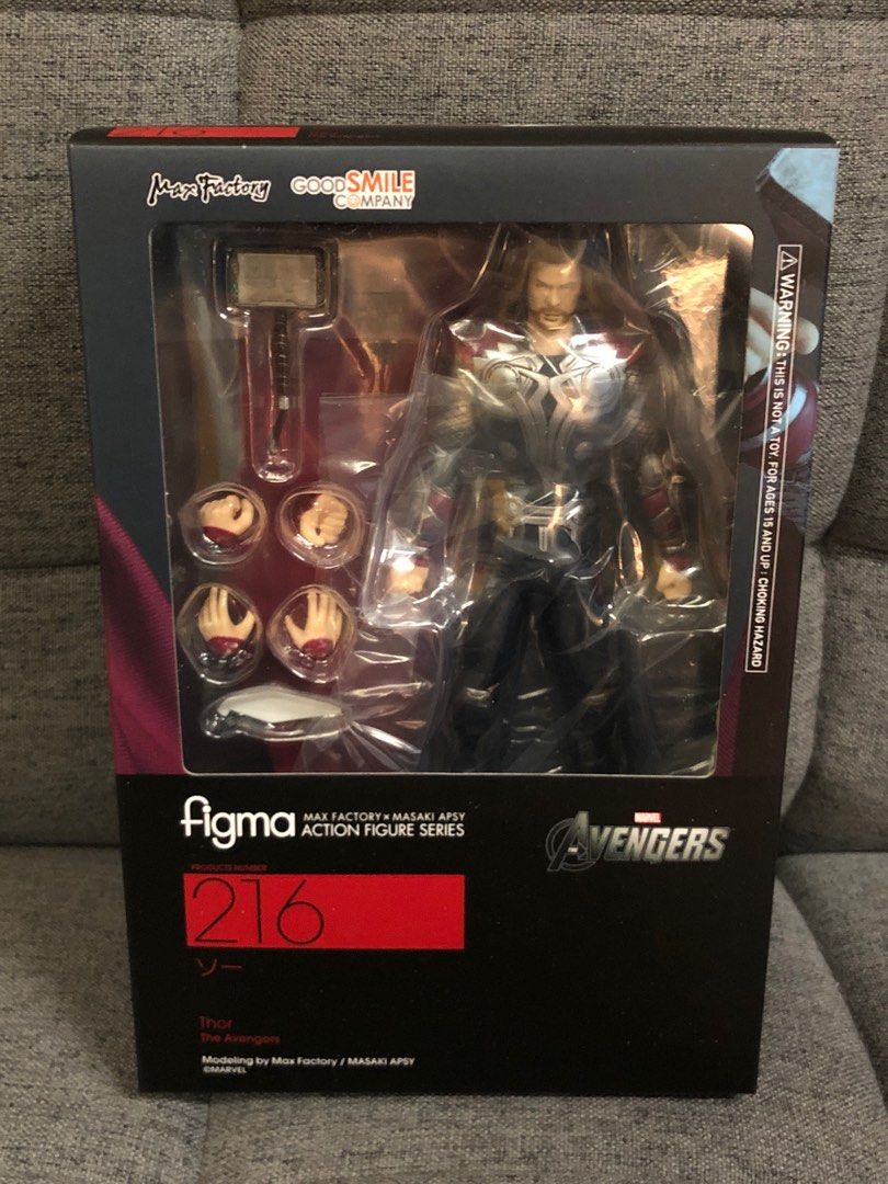 Goodsmile Figma Avengers Thor 全新., 興趣及遊戲, 玩具 & 遊戲類 - Carousell