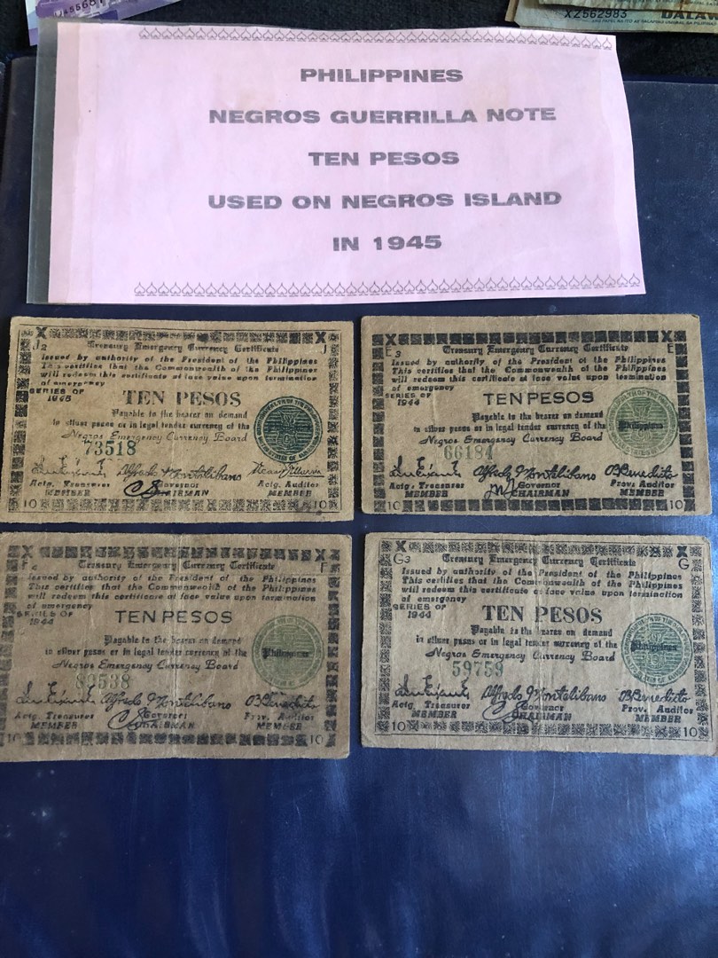 Guerilla notes from negros on Carousell