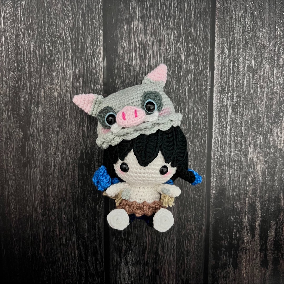 Hashibira Inosuke Demon Slayer Kimetsu no Yaiba Handmade Crochet Doll ...