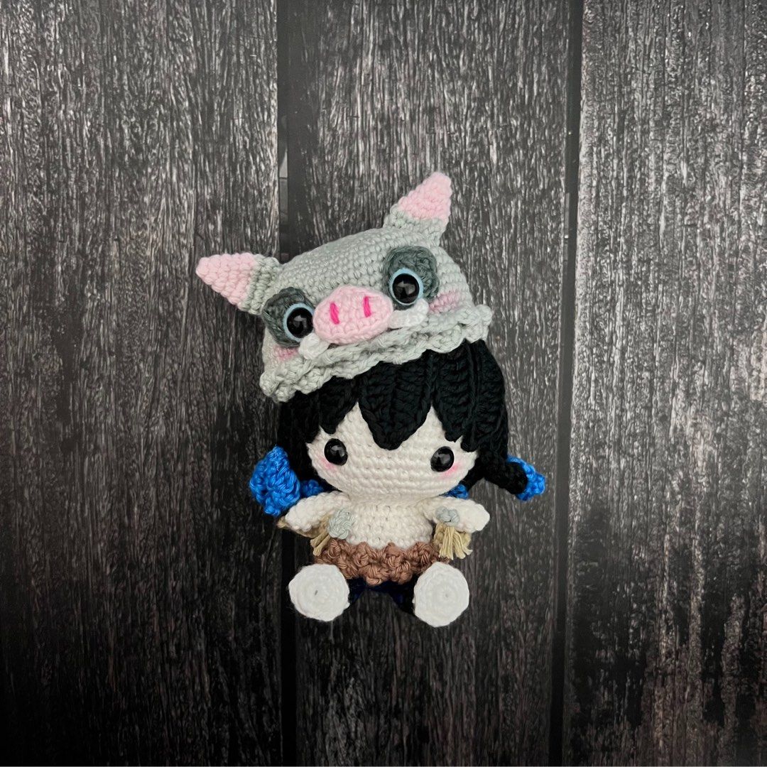 Hashibira Inosuke Demon Slayer Kimetsu no Yaiba Handmade Crochet Doll ...