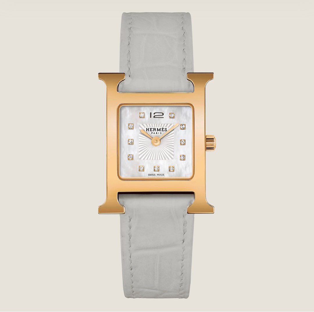 Hermes H hour watch, Luxury, Watches on Carousell