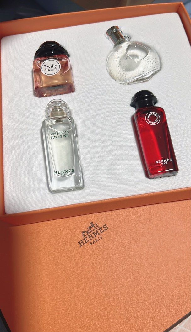 HERMES miniatures perfume set, Beauty & Personal Care, Fragrance ...