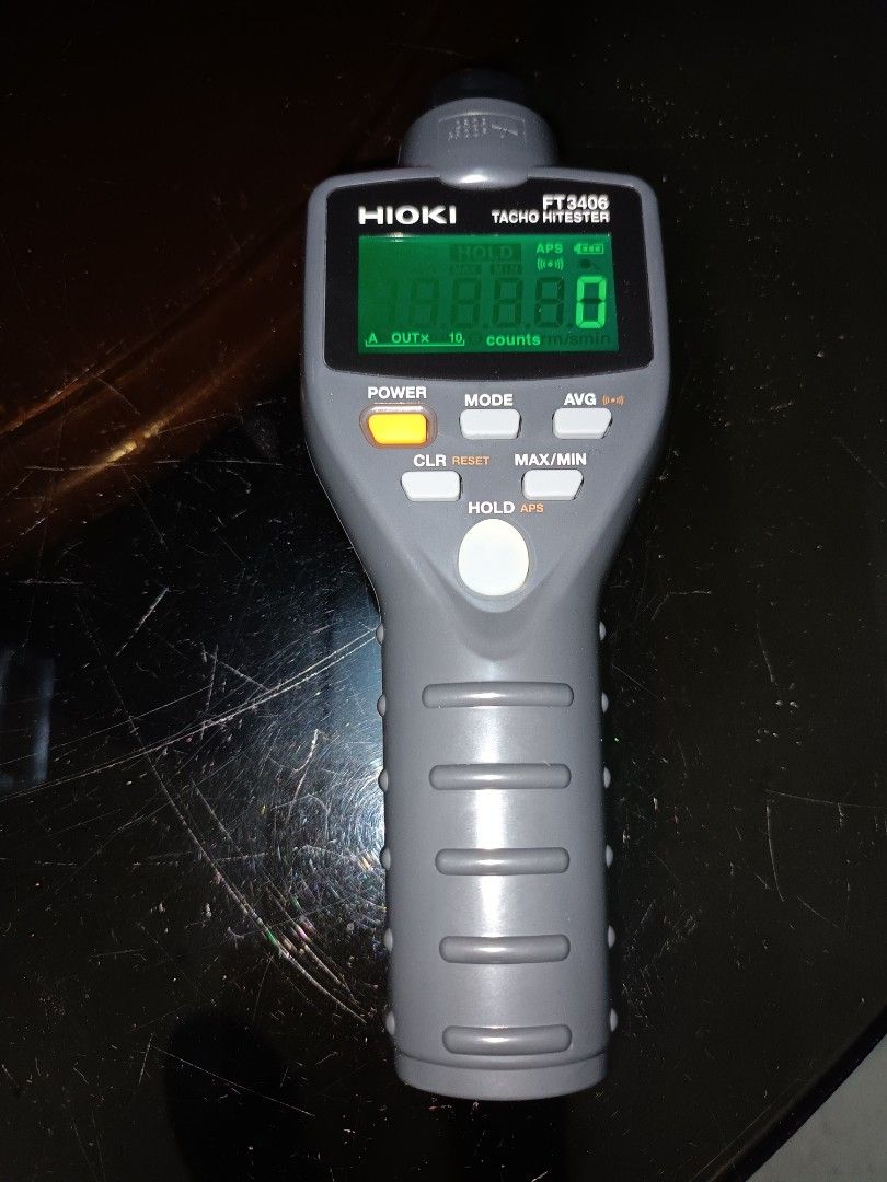 Hioki FT3406 laser tachometer hi tester, Commercial & Industrial ...