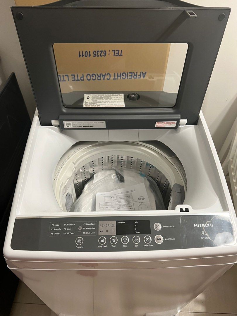 Hitachi Washing Machine 8Kg SF-80XB, TV & Home Appliances, Washing ...