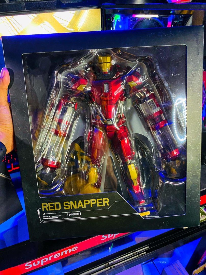 HOT TOYS IRONMAN RED-SNAPPER, Hobbies & Toys, Toys & Games on Carousell