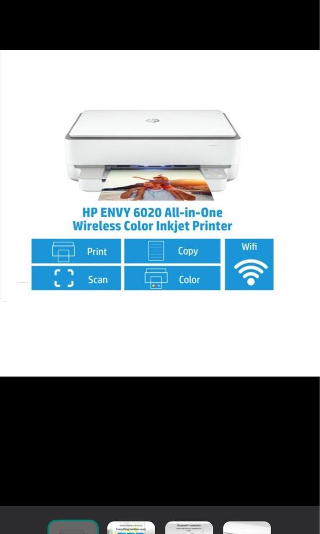 HP Envy 6020 All-in-One Inkjet Printer/Copy/Scanner, Computers & Tech ...