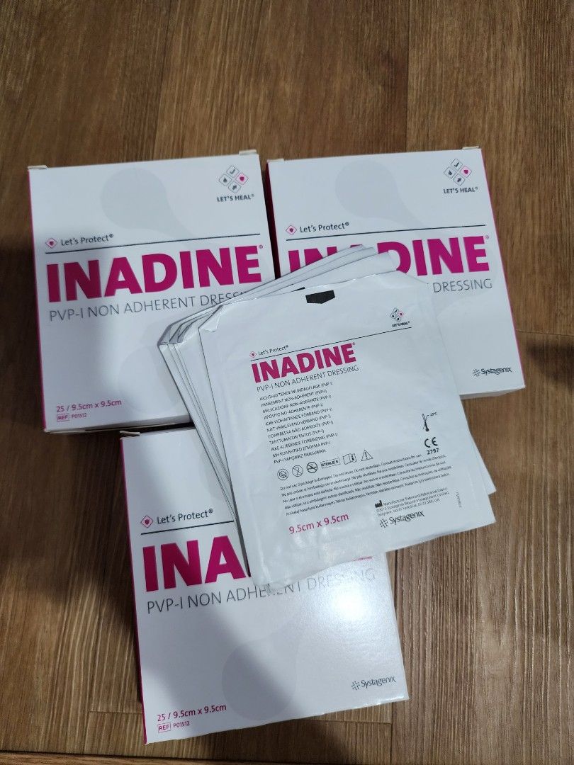 INADINE DRESSING 9.5cm x 9.5cm, Health & Nutrition, Medical Supplies ...