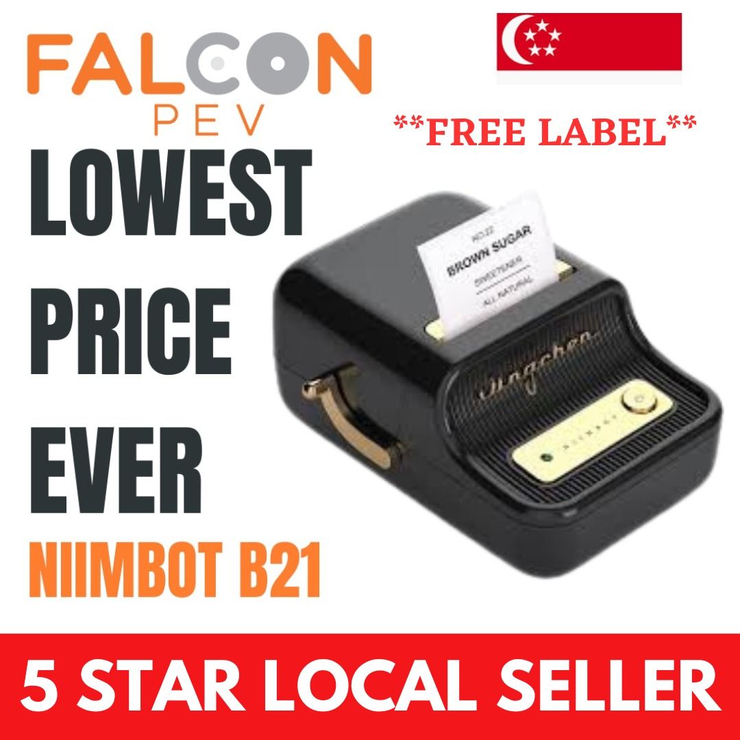 [INSTOCK] NIIMBOT Thermal Printer B21 Wireless Bluetooth Thermal ...