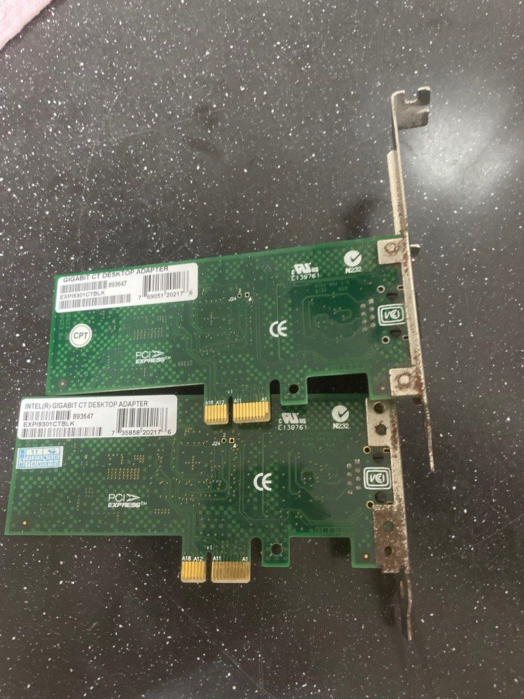 Intel PCIE Gigabit Lan Ethernet Adapter for Desktop, Computers & Tech ...