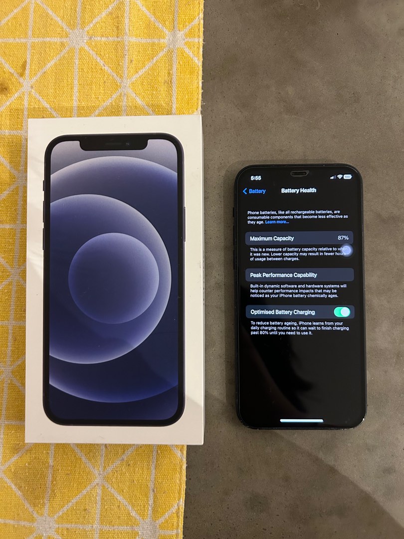 Iphone 12 black 128GB, Mobile Phones & Gadgets, Mobile Phones, iPhone ...