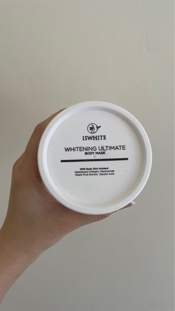 ISWHITE Body Mask - Pemutih dan Pencerah Badan, Kesehatan & Kecantikan ...