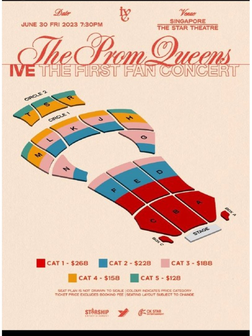 IVE concert Cat3 Singapore, Tickets & Vouchers, Event Tickets on Carousell