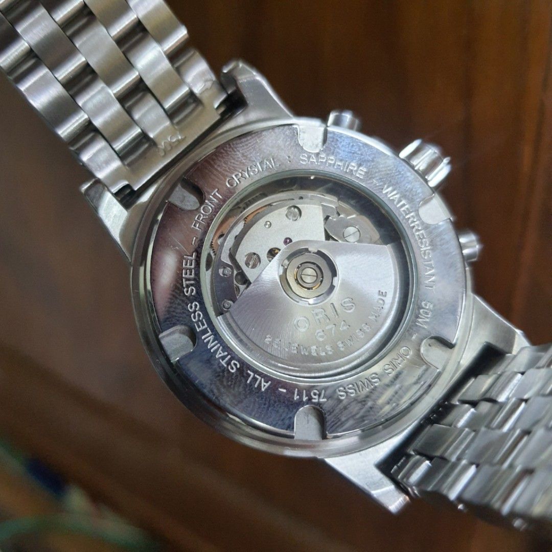 Jam Oris BC3 Chronograph, Fesyen Pria, Jam Tangan di Carousell