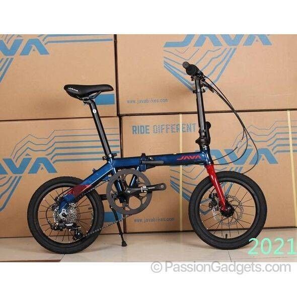 Java X1 7 speed 16 inch folding bike, Sports Equipment, Bicycles & Parts, Bicycles on Carousell