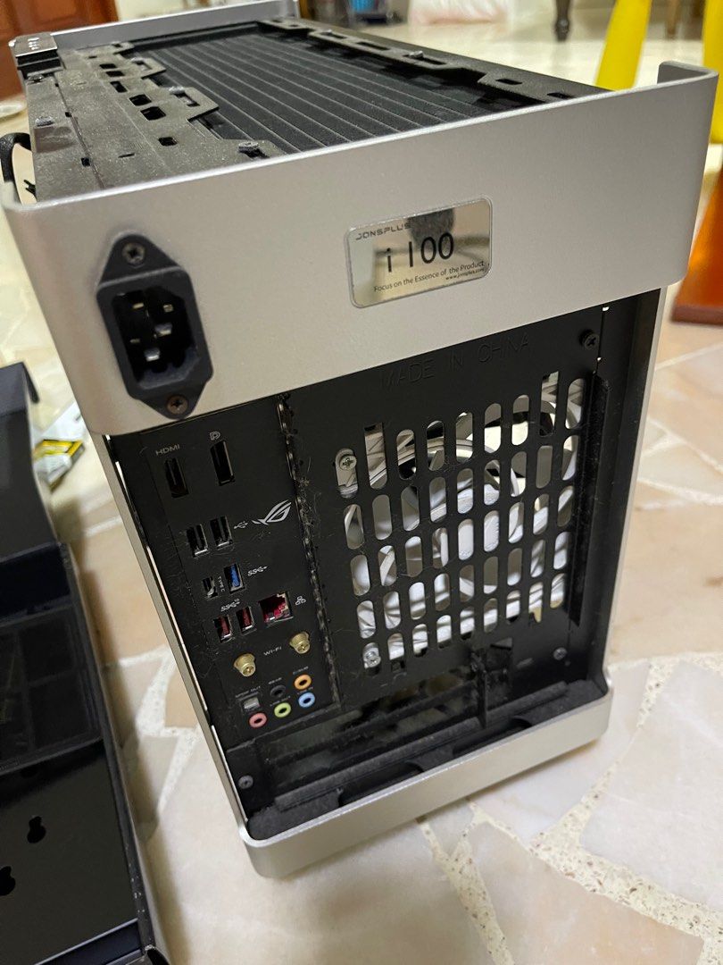 Jonsplus i100 Pro Mini-ITX Gaming Case Aluminum Alloy, Computers & Tech ...