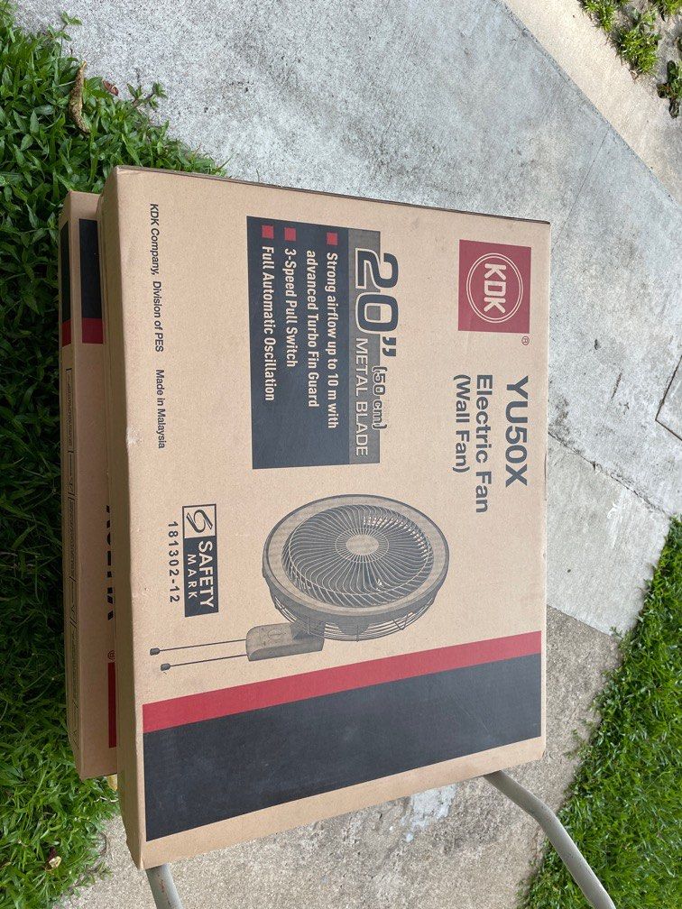 KDK Wall Fan-YU50X, Furniture & Home Living, Lighting & Fans, Lighting ...