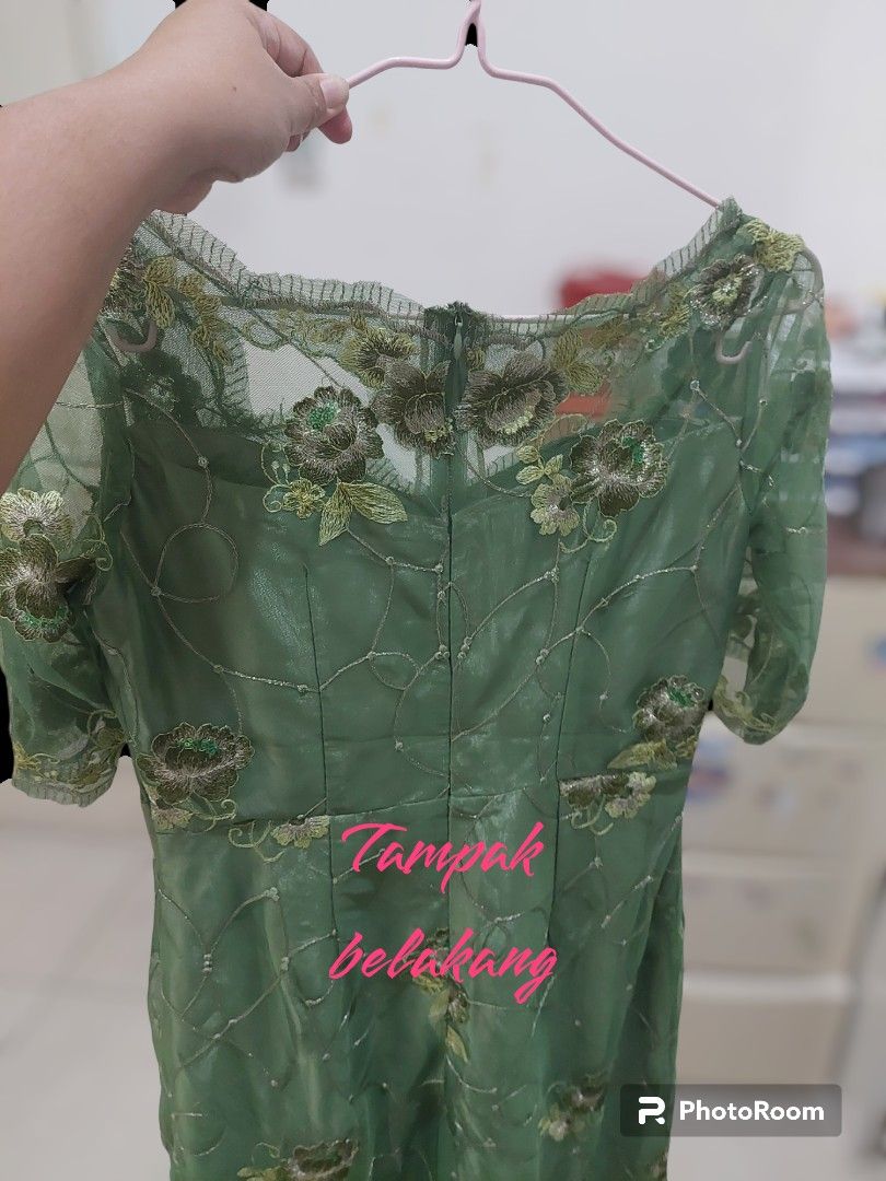 Kebaya gaun, Fesyen Wanita, Pakaian Wanita, Gaun & Rok di Carousell