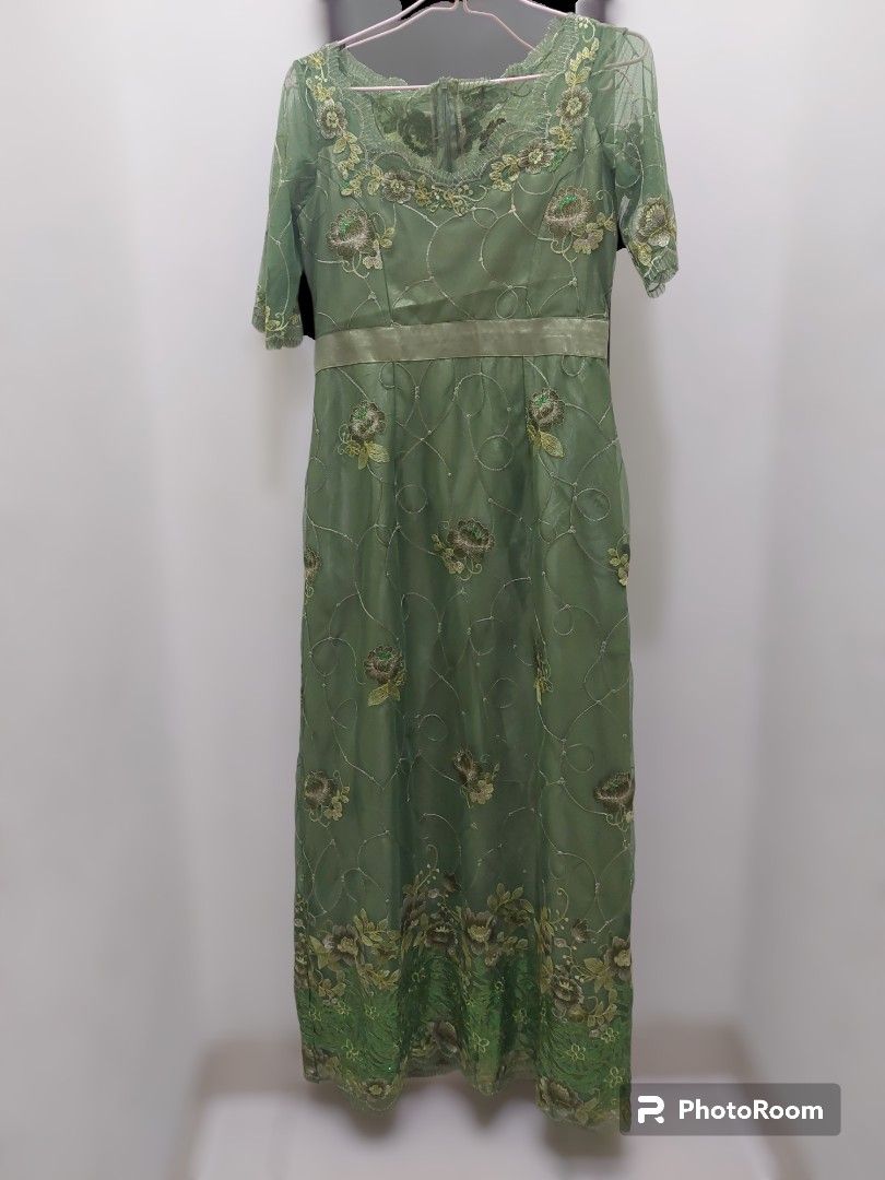 Kebaya gaun, Fesyen Wanita, Pakaian Wanita, Gaun & Rok di Carousell