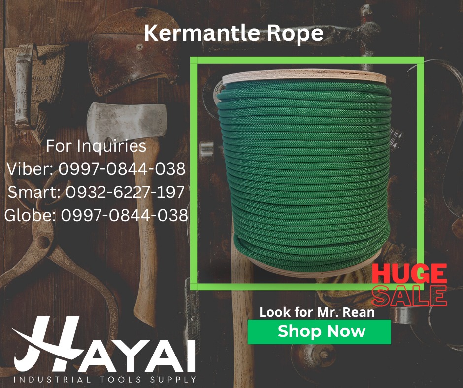 Kermantle Rope, Commercial & Industrial, Industrial Equipment on Carousell