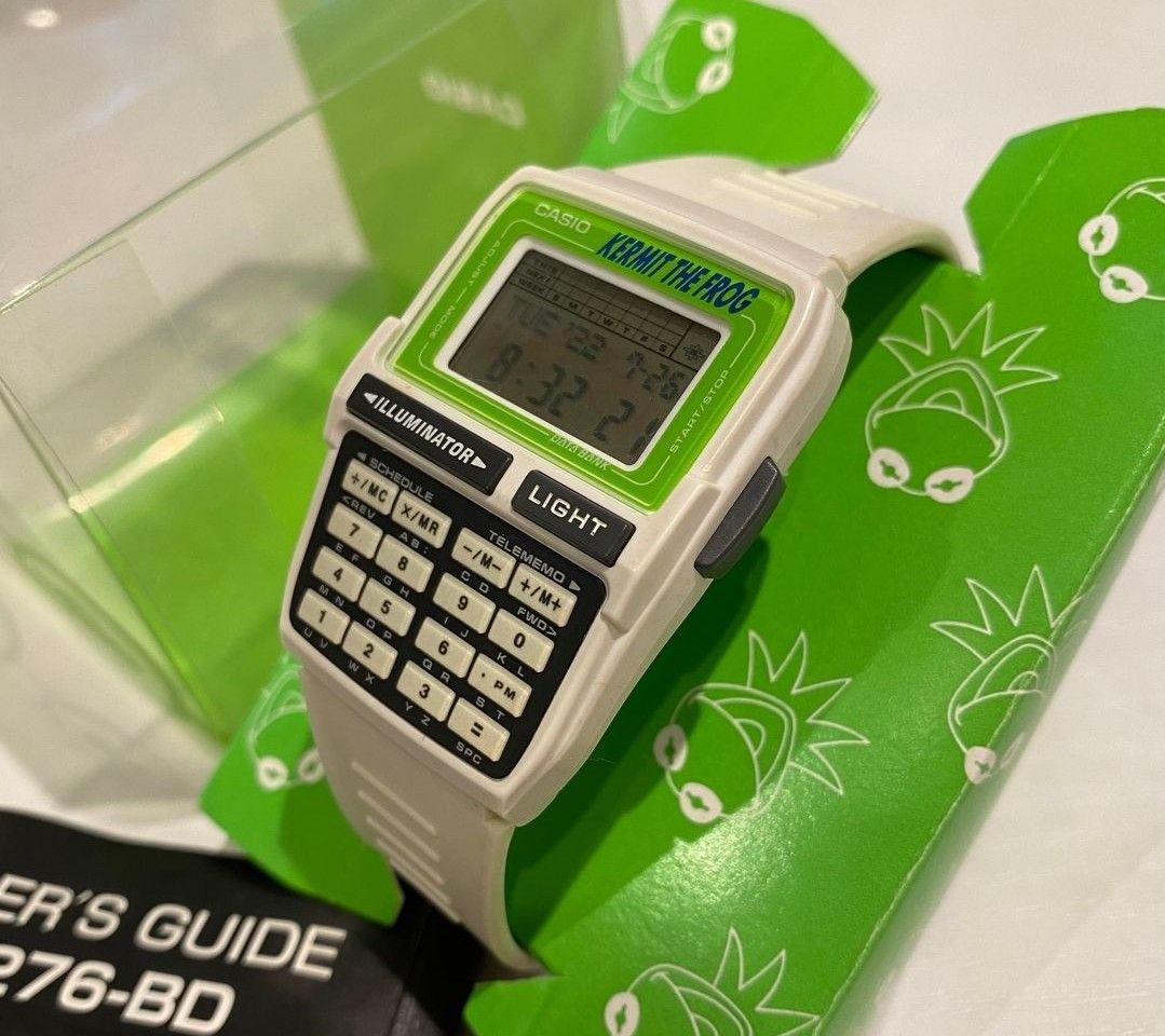 Kermit the Frog Casio Digital Watch, Luxury, Watches on Carousell