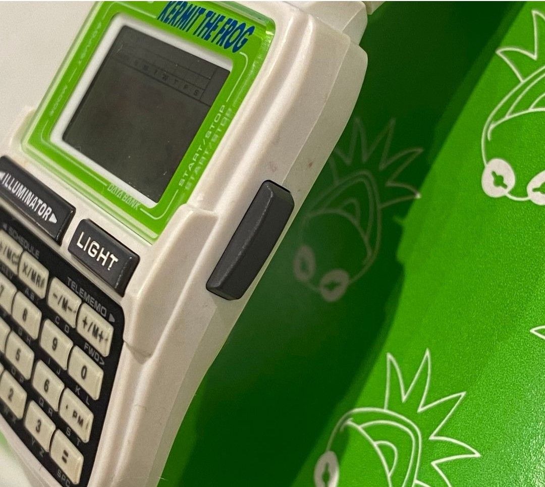Kermit the Frog Casio Digital Watch, Luxury, Watches on Carousell