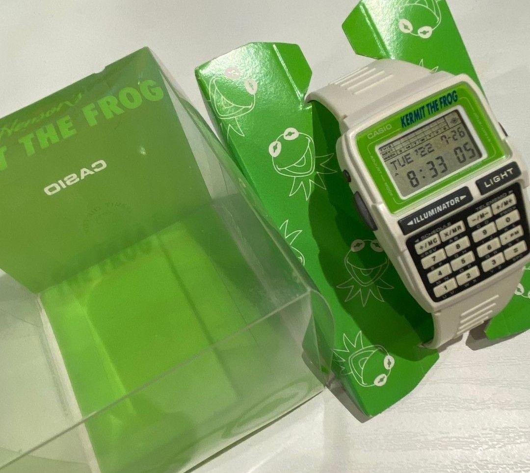 Kermit the Frog Casio Digital Watch, Luxury, Watches on Carousell
