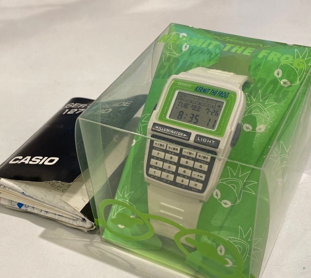 Kermit the Frog Casio Digital Watch, Luxury, Watches on Carousell