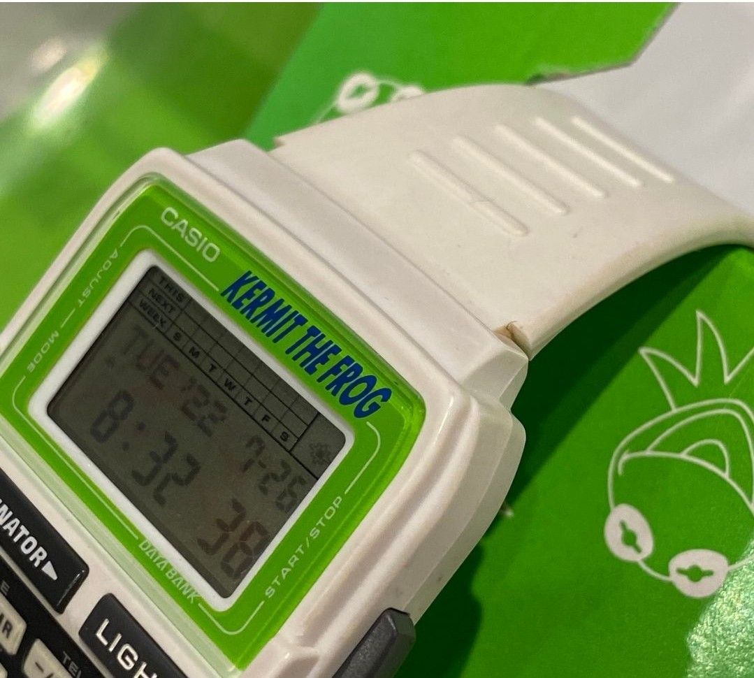 Kermit the Frog Casio Digital Watch, Luxury, Watches on Carousell