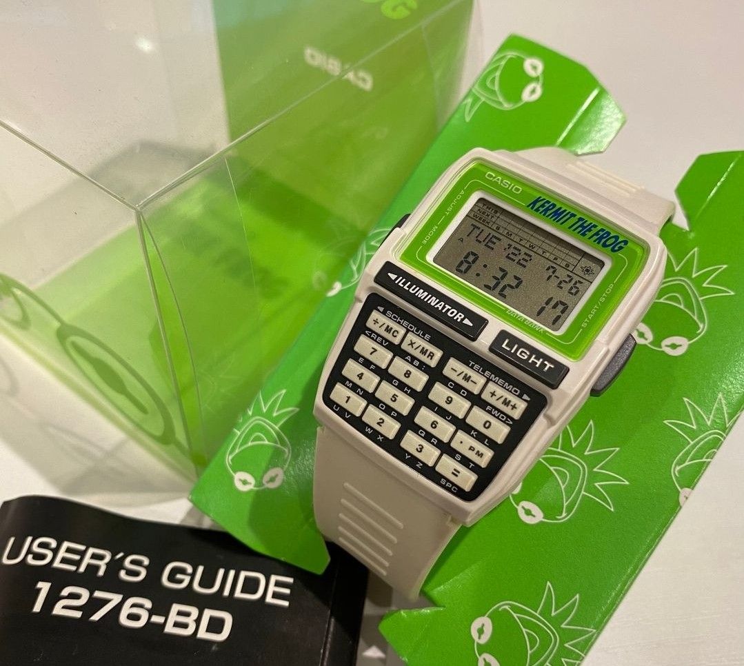Kermit the Frog Casio Digital Watch, Luxury, Watches on Carousell