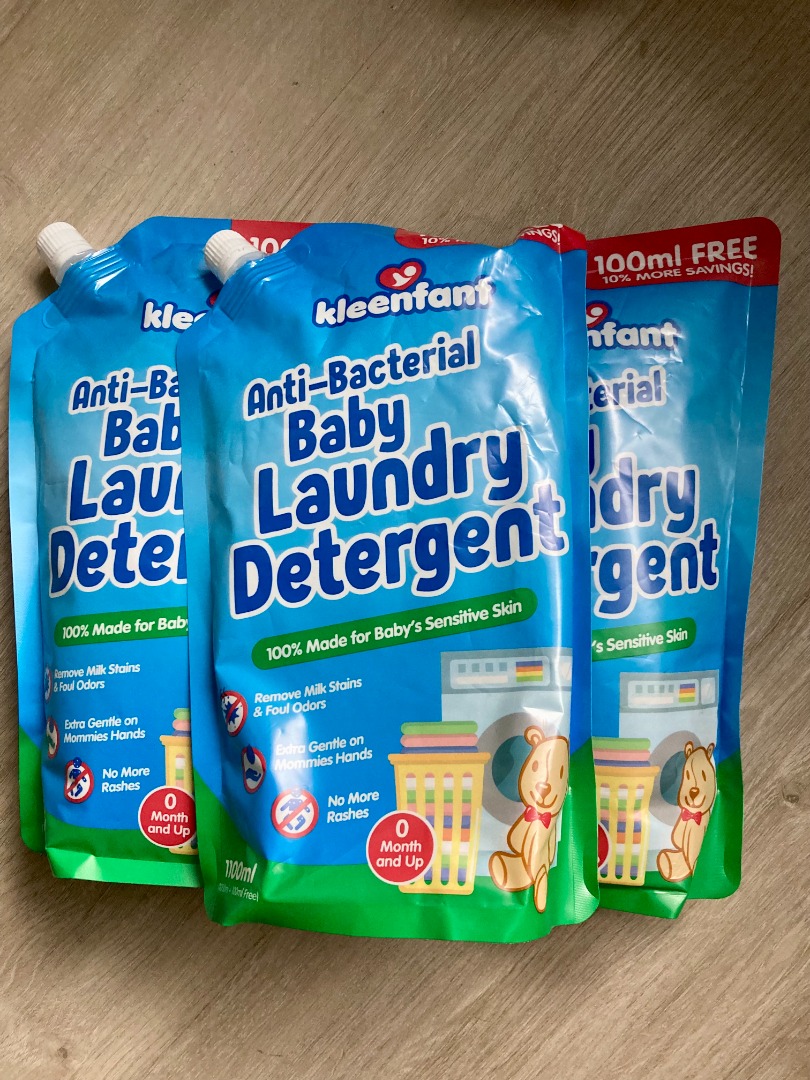 Kleenfant Anti-Bacterial Baby Laundry Detergent 1100ml on Carousell